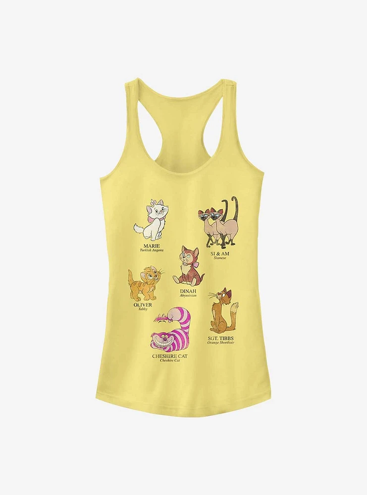 Hot Topic Disney Cats Breeds Girls Tank | CoolSprings Galleria