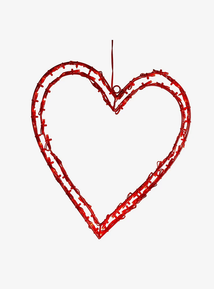 Hot Topic Lighted Led Heart Window Decor | Hamilton Place