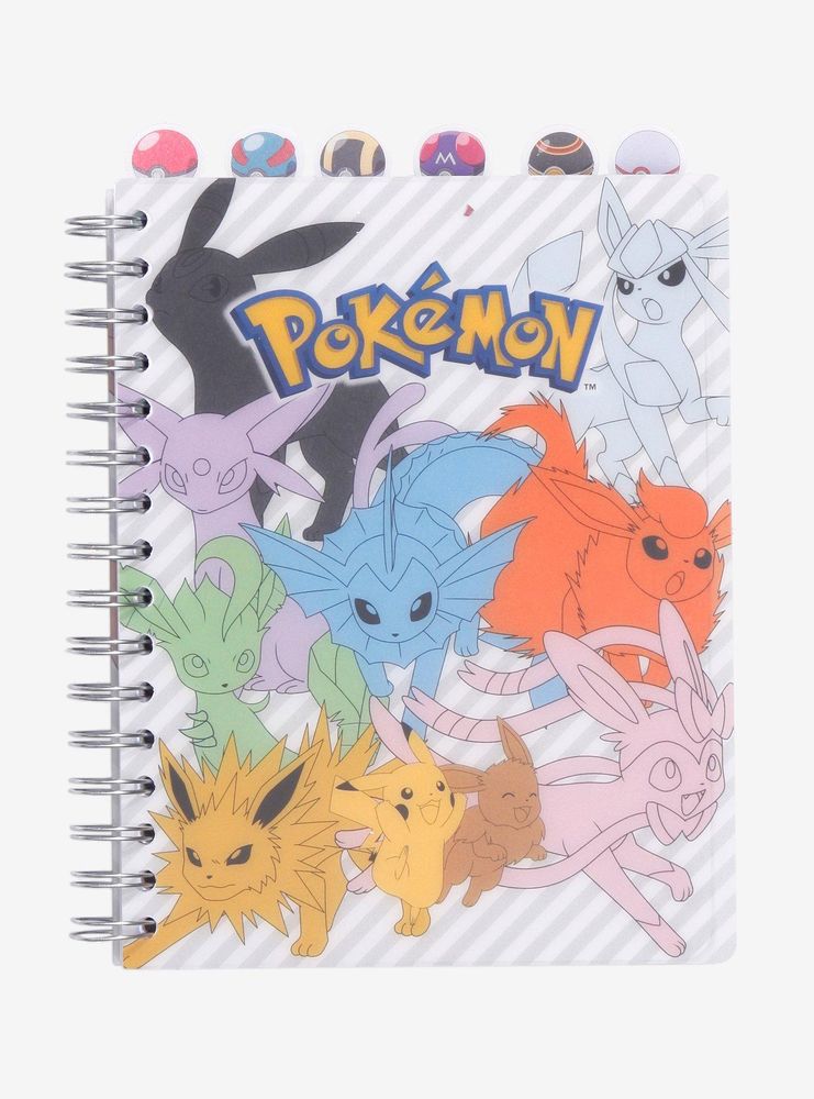 Hot Topic Pokemon Eeveelutions Tabbed Journal | Mall of America®