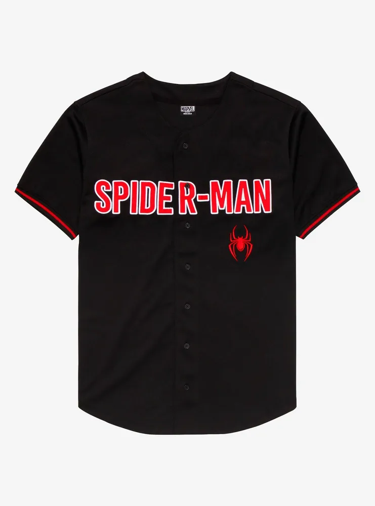 Marvel Spider-Man Miles Morales Baseball Jersey - BoxLunch Exclusive ...