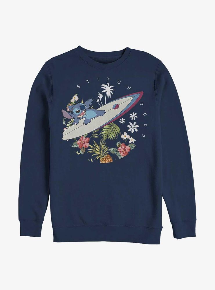 Lilo & Stitch Disney Lilo & Stitch Surfer Dude Sweatshirt | Mall of ...