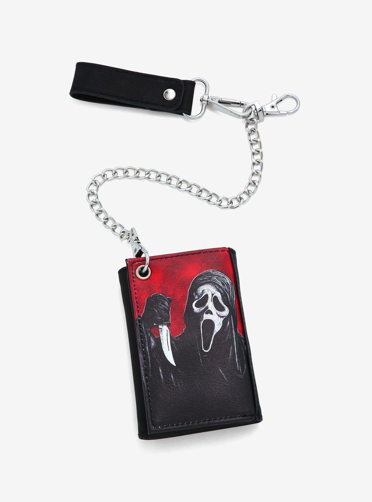 Hot Topic Scream Ghost Face Trifold Chain Wallet | Mall of America®