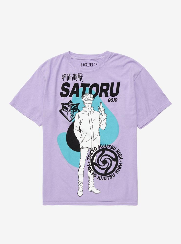 Jujutsu Kaisen Satoru Gojo Tonal Portrait T-Shirt - BoxLunch Exclusive ...