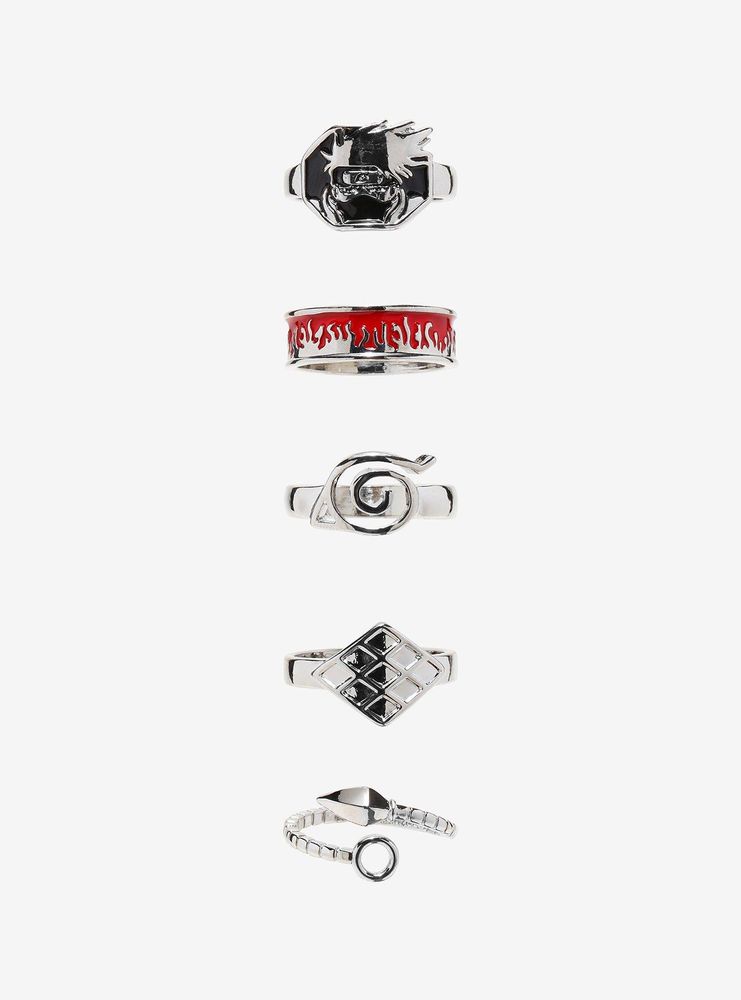 Hot Topic Naruto Shippuden Kakashi Ring Set | Mall of America®