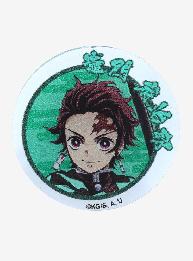 Boxlunch Demon Slayer: Kimetsu no Yaiba Tanjiro Kamado Circle Portrait ...
