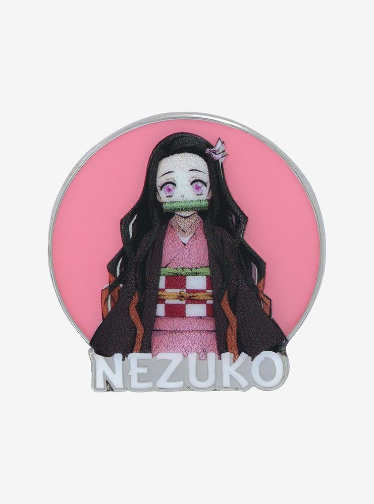 Boxlunch Demon Slayer: Kimetsu no Yaiba Nezuko Circle Frame Enamel Pin ...