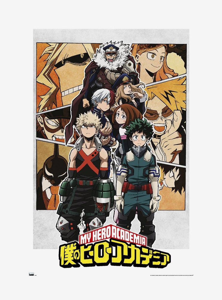 Hot Topic My Hero Academia Characters Poster | Mall of America®