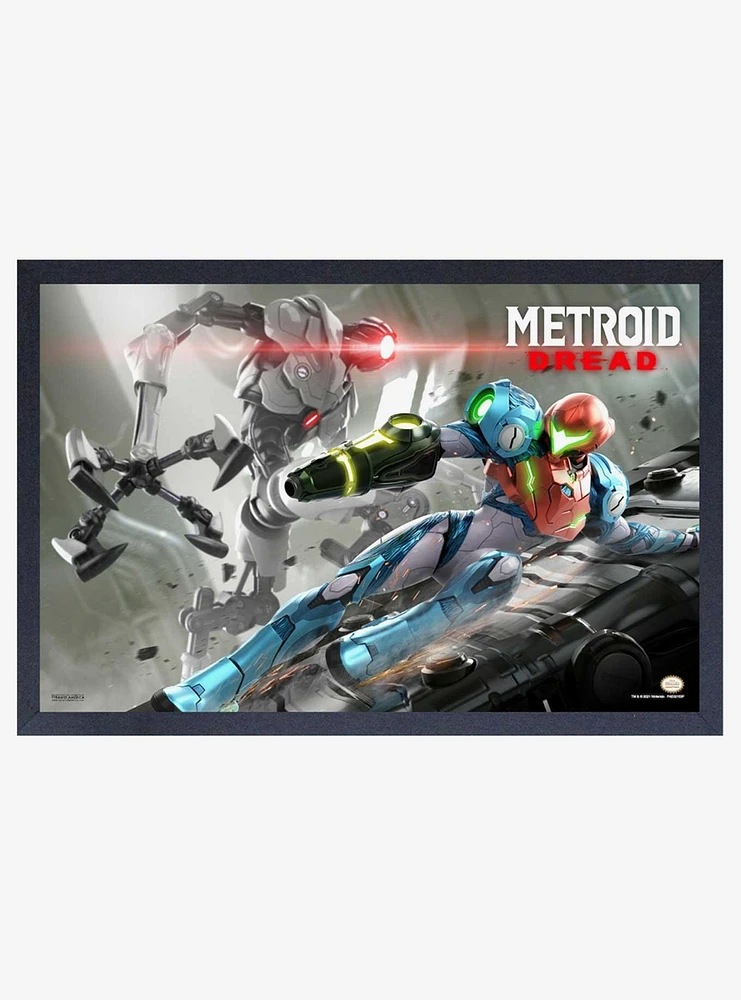 Hot Topic Nintendo Metroid DreadSlide Framed Wood Wall Art | Hamilton Place