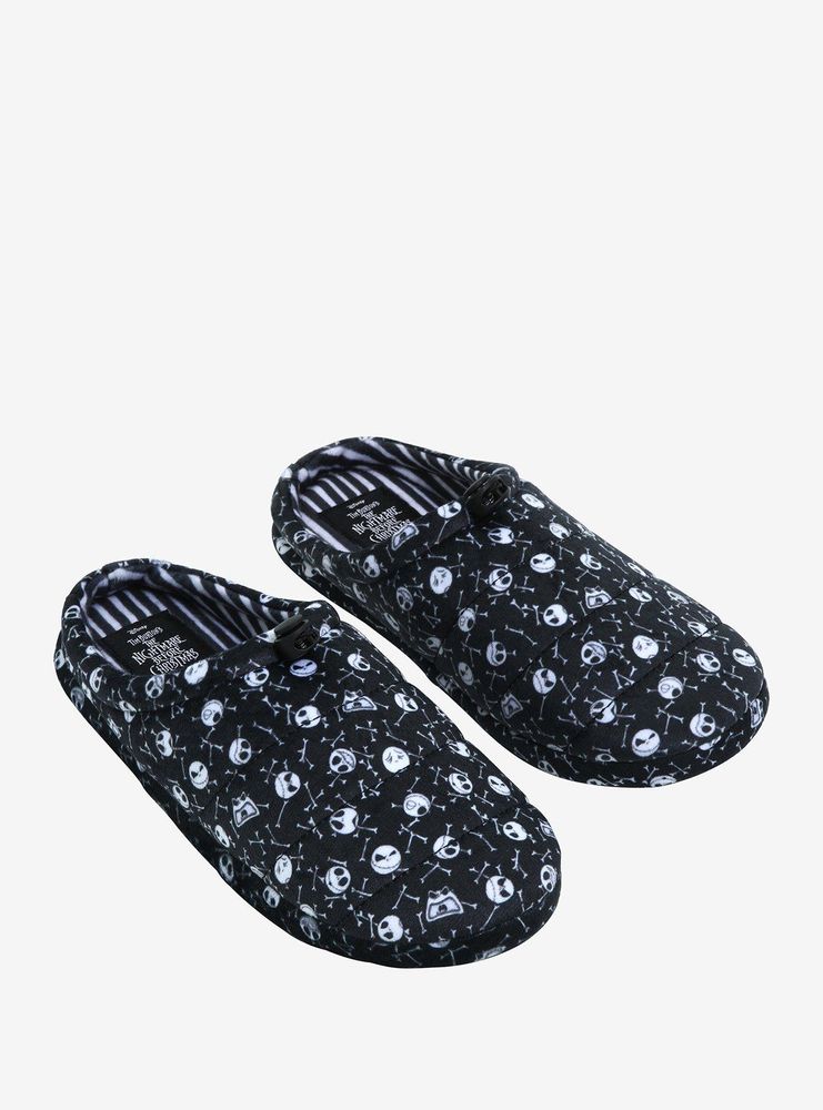 Hot Topic The Nightmare Before Christmas Jack & Bones Slippers | Mall ...