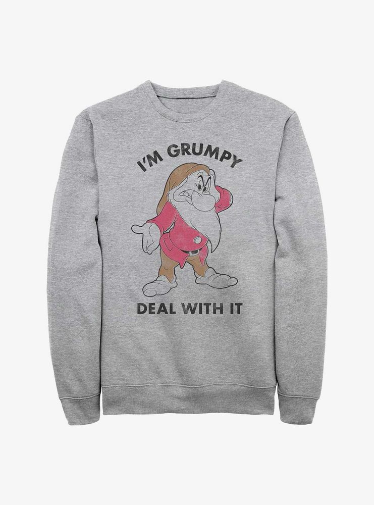 Snow White Disney Snow White And The Seven Dwarfs I'm Grumpy Deal WIth It Sweatshirt | Mall of ...