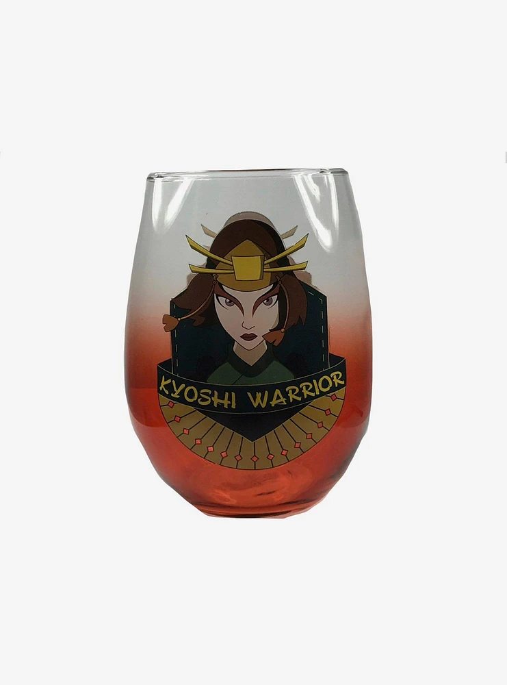 Hot Topic Avatar: The Last Airbender Kyoshi Warrior Stemless Glass ...