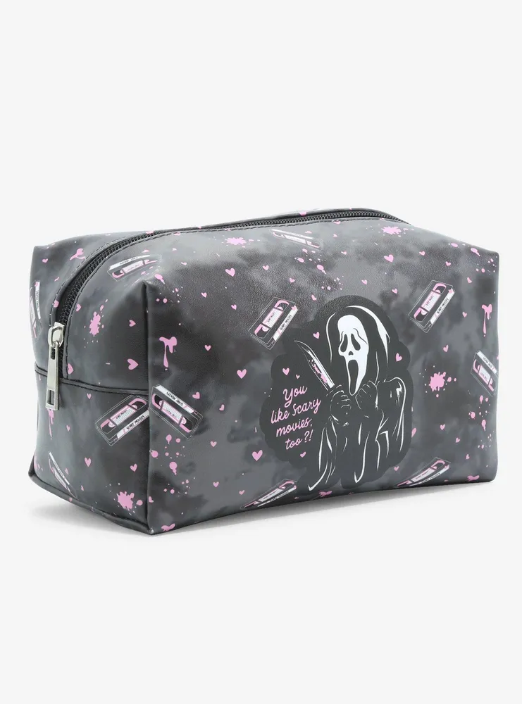 Hot Topic Scream Ghost Face Pink Icon Makeup Bag | Hamilton Place