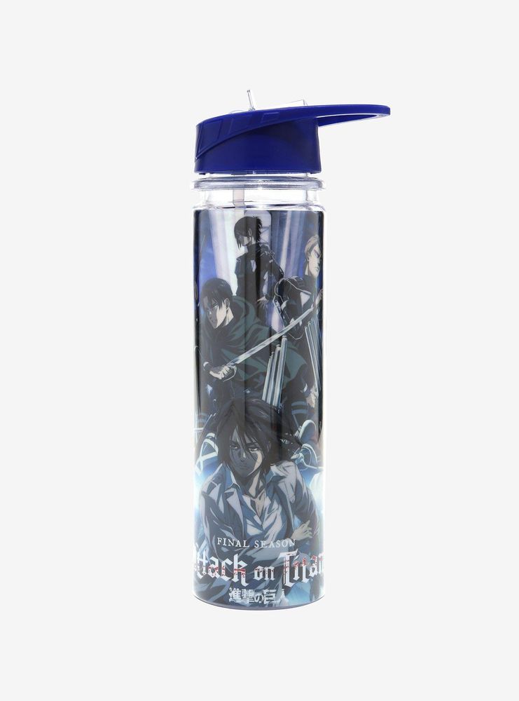 Hot Topic Attack On Titan Final Season Poster Water Bottle | Mall of ...