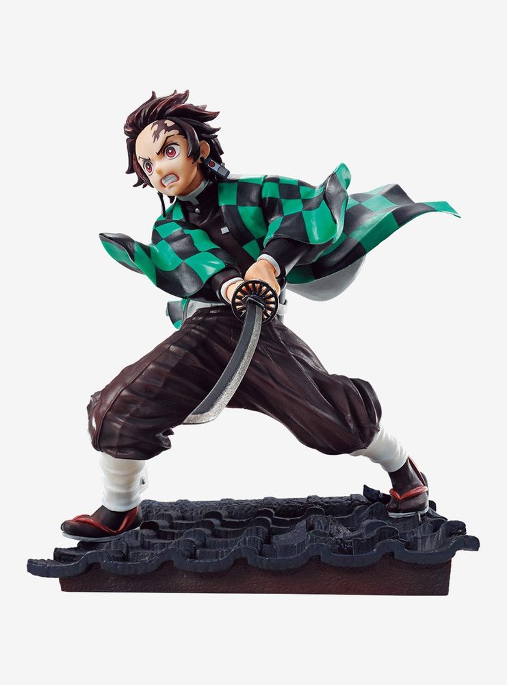 Hot Topic Bandai Spirits Demon Slayer: Kimetsu No Yaiba Tanjiro Kamado Ichibansho Collectible ...