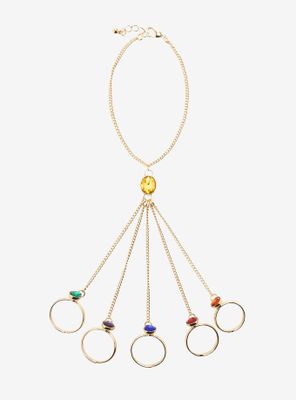 Hot Topic Marvel The Infinity Saga Thanos Gauntlet Hand Ring Bracelet ...