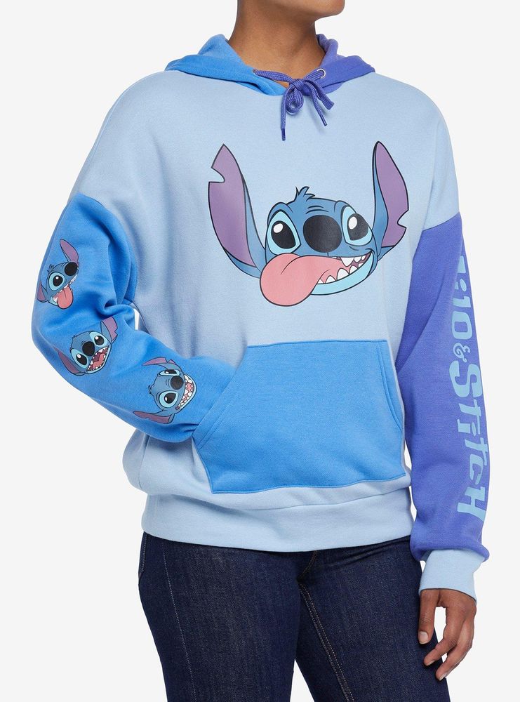 Hot Topic Disney Lilo & Stitch Color-Block Girls Hoodie | Mall of America®