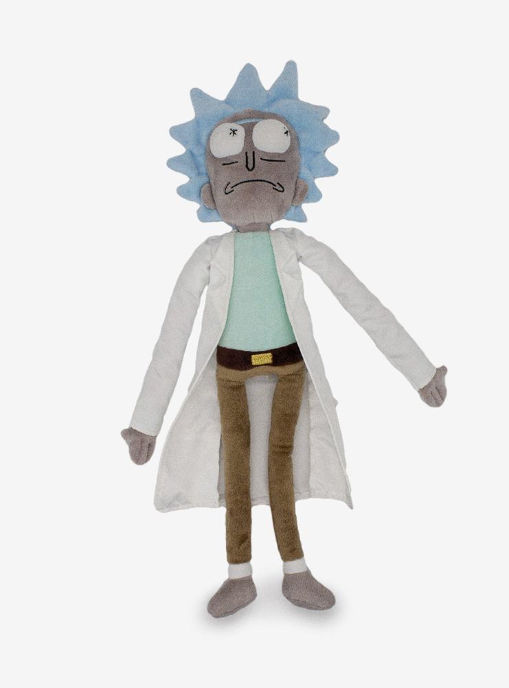 Boxlunch Rick and Morty Standing Rick Full Body Pose Plush Squeaker Dog ...