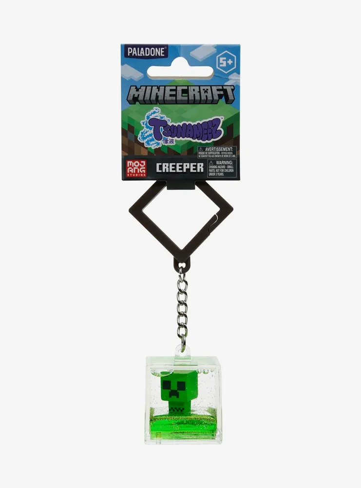 Hot Topic Tsunameez Minecraft Character Liquid Blind Assorted Key Chain ...