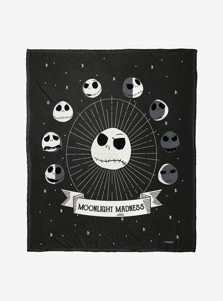 Boxlunch The Nightmare Before Christmas Phases Of Jack Throw Blanket ...