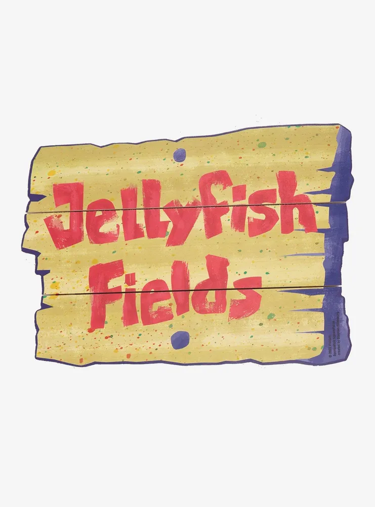 Hot Topic SpongeBob SquarePants Jellyfish Fields Wall Art | Mall of ...