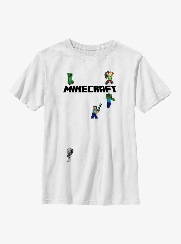 Gamer Minecraft Logo Sprites Overworld Youth T-Shirt | Mall of America®