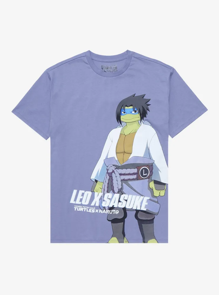 Boxlunch Teenage Mutant Ninja Turtles x Naruto Leonardo as Sasuke T-Shirt - BoxLunch Exclusive ...
