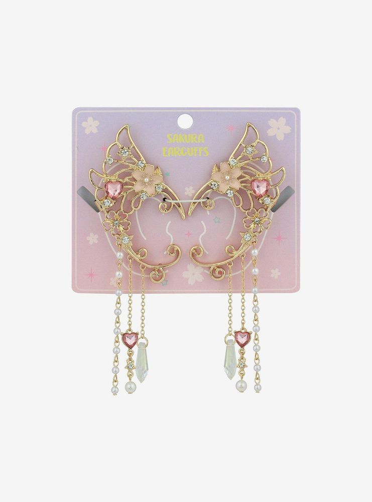 Hot Topic Sakura Heart Angel Wing Ear Cuff Set | CoolSprings Galleria