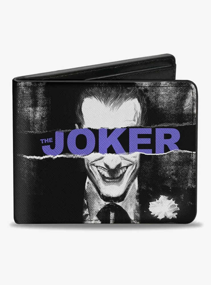 Boxlunch DC Comics Batman The Joker Sliced Bifold Wallet | Mall of America®