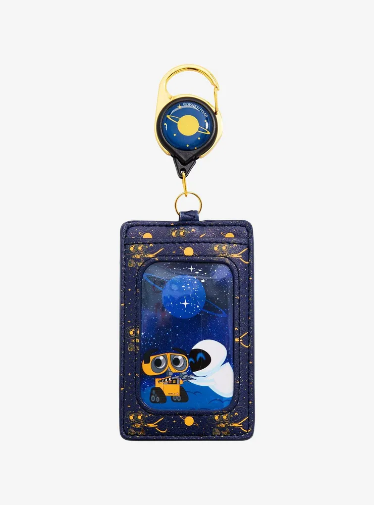 Boxlunch Loungefly Disney Pixar Wall E Eve And Wall E Space Retractable Lanyard Boxlunch