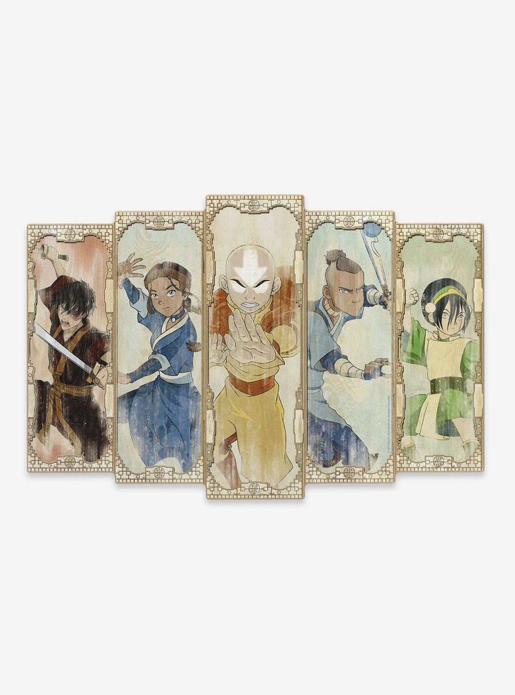 Boxlunch Avatar: The Last Airbender Panel Wood Wall Decor | Hamilton Place