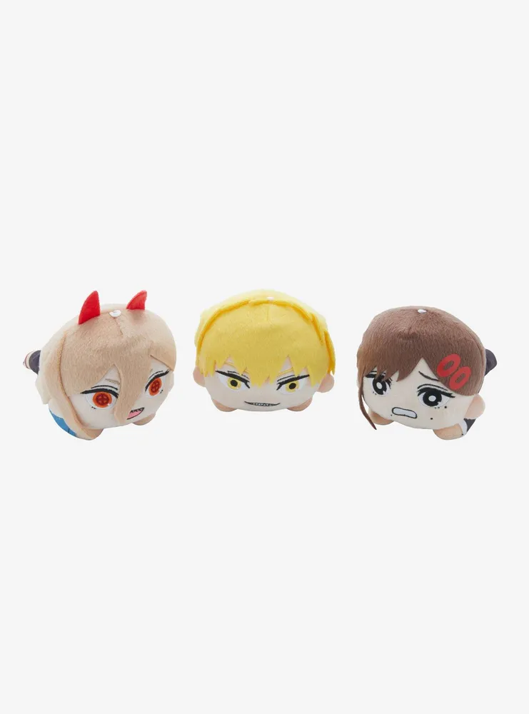 Hot Topic Chainsaw Man Denji Power Kobeni Assorted Laying Down Plush ...