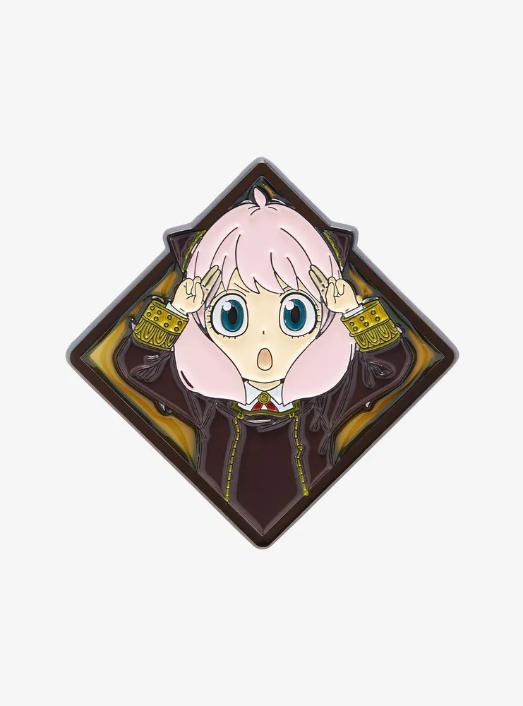 Boxlunch Spy x Family Anya Stained Glass Diamond Portrait Enamel Pin ...
