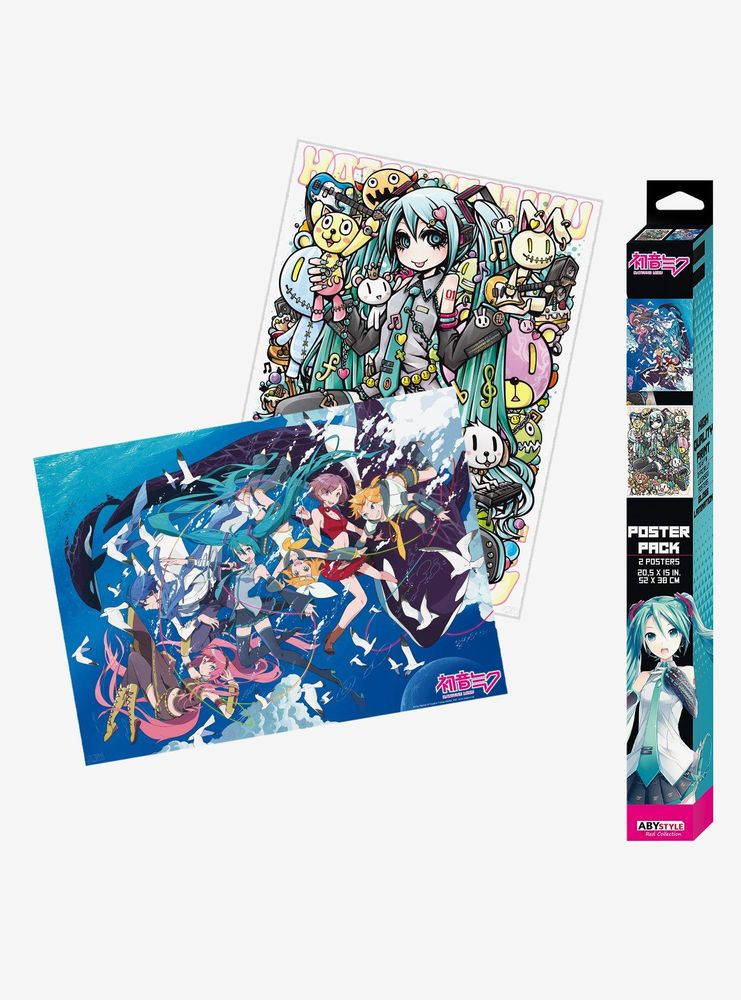 Anime Merch Hatsune Miku Boxed Poster Set at Hamilton Place in ...