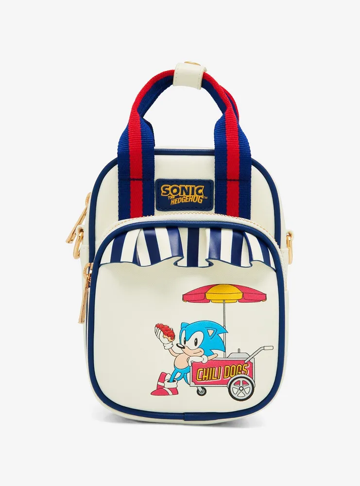 Boxlunch Sonic the Hedgehog Chili Dog Cart Crossbody Bag - BoxLunch ...