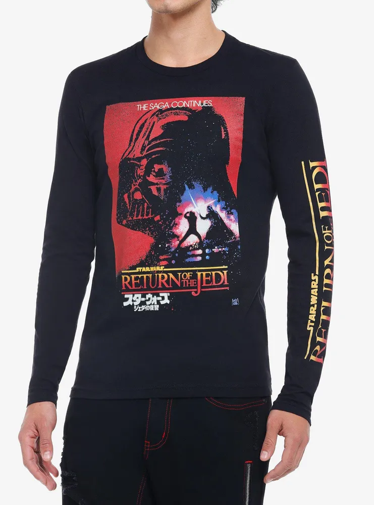 Hot Topic Star Wars Episode VI Return Of The Jedi Long-Sleeve T-Shirt ...