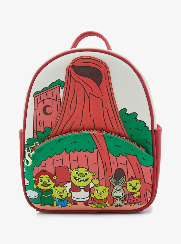 Shrek Swamp Group Portrait Mini Backpack - BoxLunch Exclusive at Mall ...