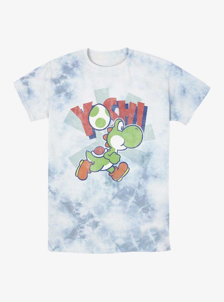 Gamer Nintendo Super Mario Bros. Yoshi Egg Tie-Dye T-Shirt | Mall of ...