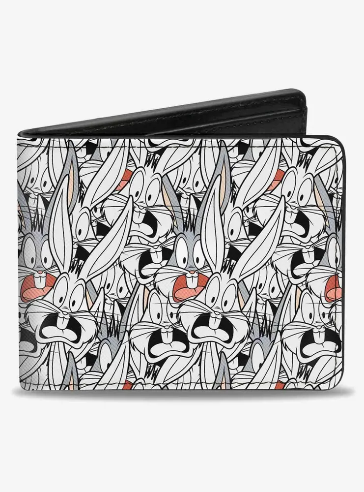Boxlunch Looney Tunes Bugs Bunny Expressions Stacked Bifold Wallet ...