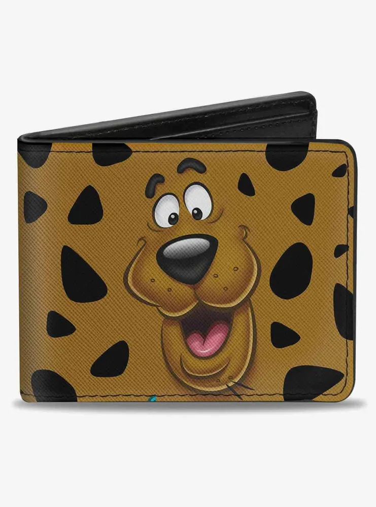 Boxlunch Scooby-Doo Close Up Expression Spots Bifold Wallet | Mall of ...