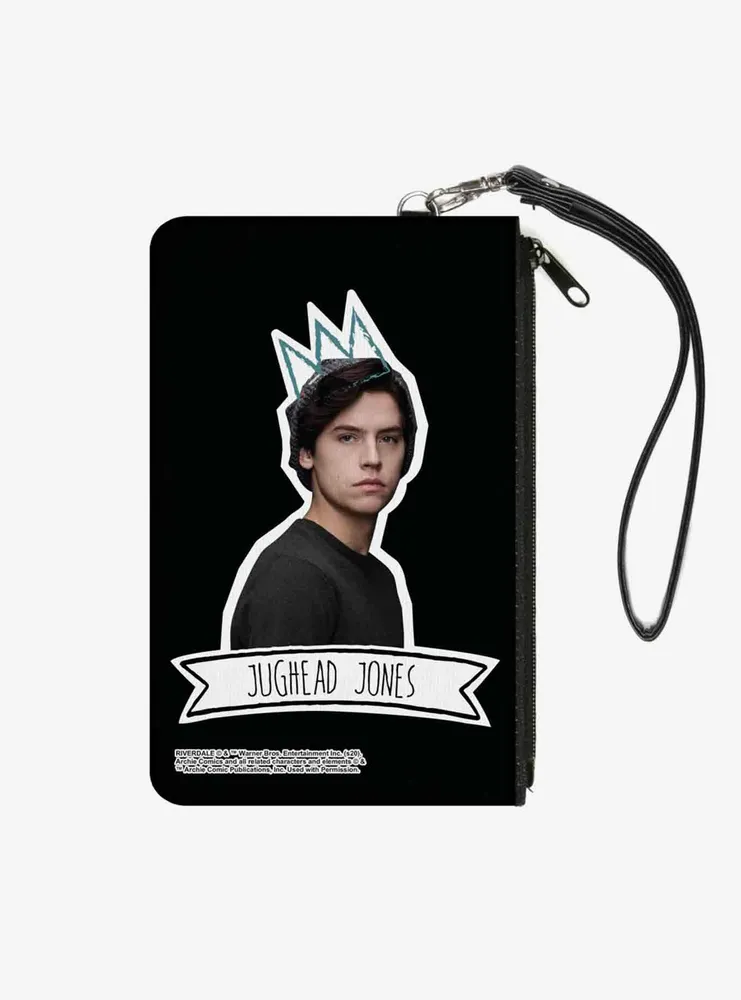 Boxlunch Riverdale Jughead Jones Crown Pose Canvas Zip Clutch Wallet ...