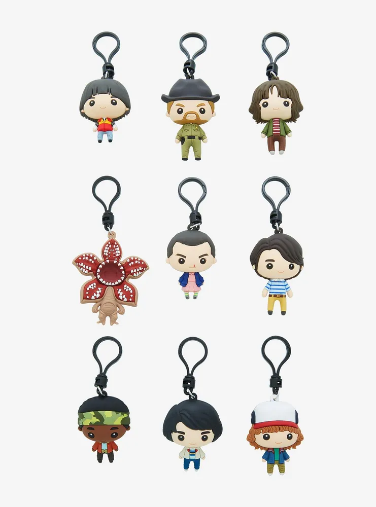 Boxlunch Stranger Things Characters Series 1 Blind Bag Figural Bag Clip ...