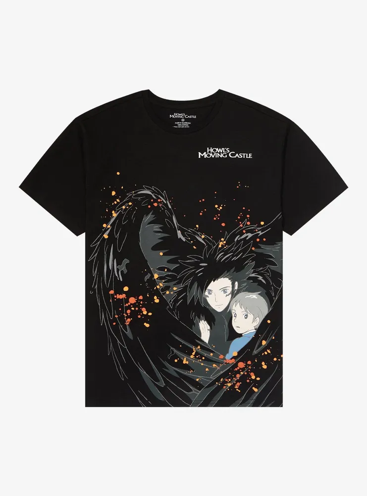 Boxlunch Studio Ghibli Howl's Moving Castle Howl & Sophie Wings T-Shirt ...