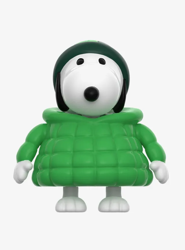 Boxlunch Super7 ReAction Peanuts Take Care Puffer Coat Snoopy Figure ...