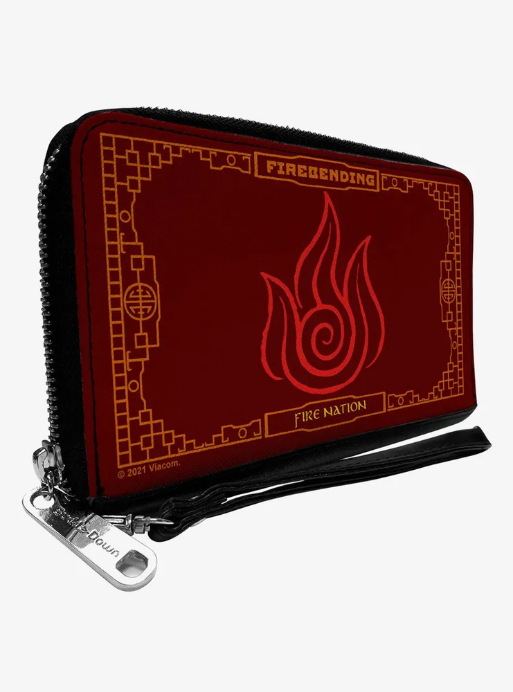 Avatar: The Last Airbender Firebending Fire Nation Icon Reds Zip Around ...