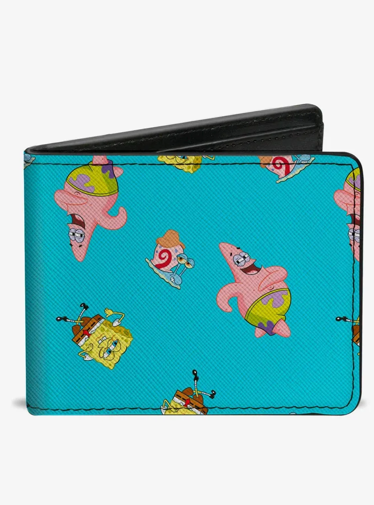 Boxlunch Spongebob Squarepants Patrick And Gary Poses Scattered Bifold ...