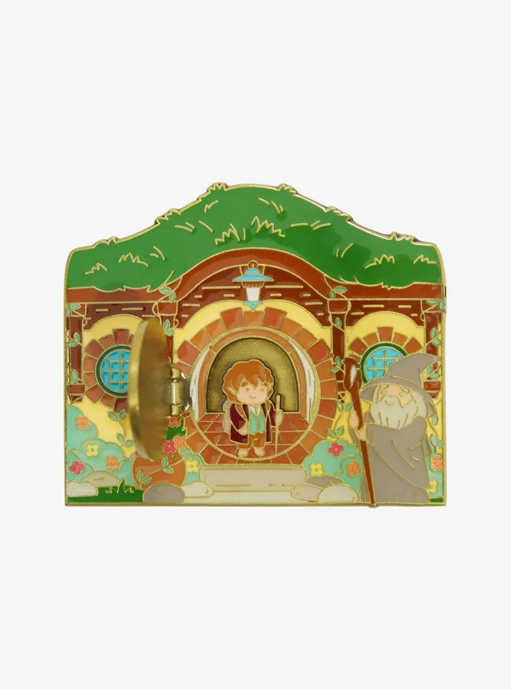 Boxlunch The Lord of the Rings Frodo's Home Hinge Enamel Pin - BoxLunch ...