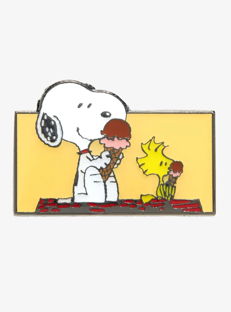 Boxlunch Loungefly Peanuts Snoopy and Woodstock Ice Cream Enamel Pin ...