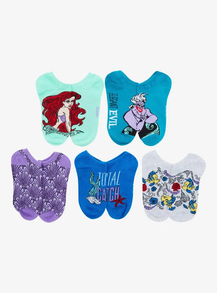 Disney The Little Mermaid Character Sock Set - BoxLunch Exclusive at ...