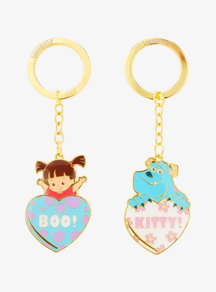 Boxlunch Loungefly Disney Pixar Monsters Inc. Sully & Boo Keychain Set ...