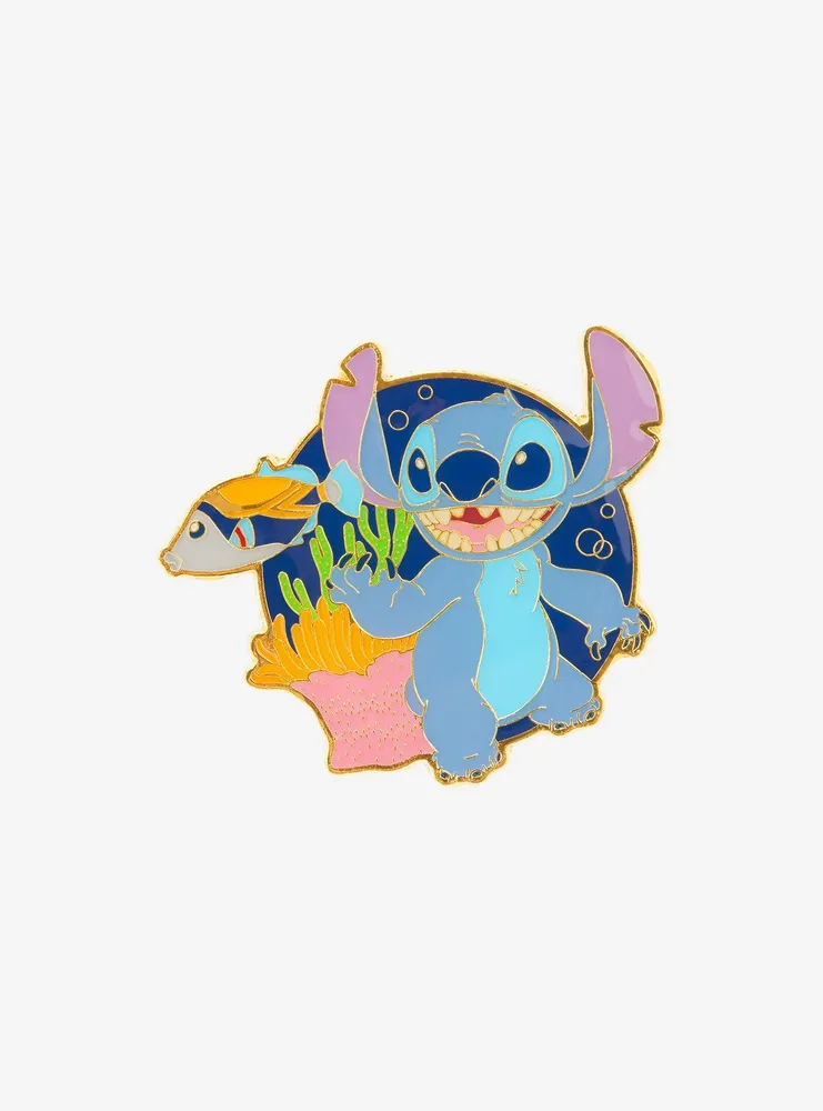 Lilo & Stitch Loungefly Disney Lilo & Stitch Underwater Enamel Pin ...